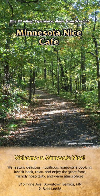 Minnesota Nice Cafe – Bemidji Menus